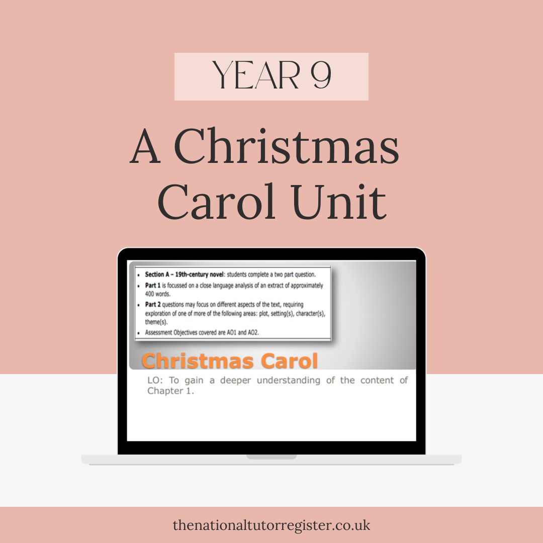A Christmas Carol Unit – The National Tutor Register